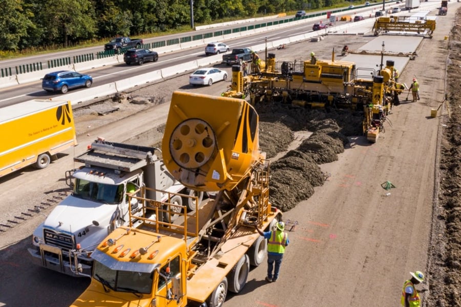 Winner Paving Divided Highways | I96 & I696 Reconstruction