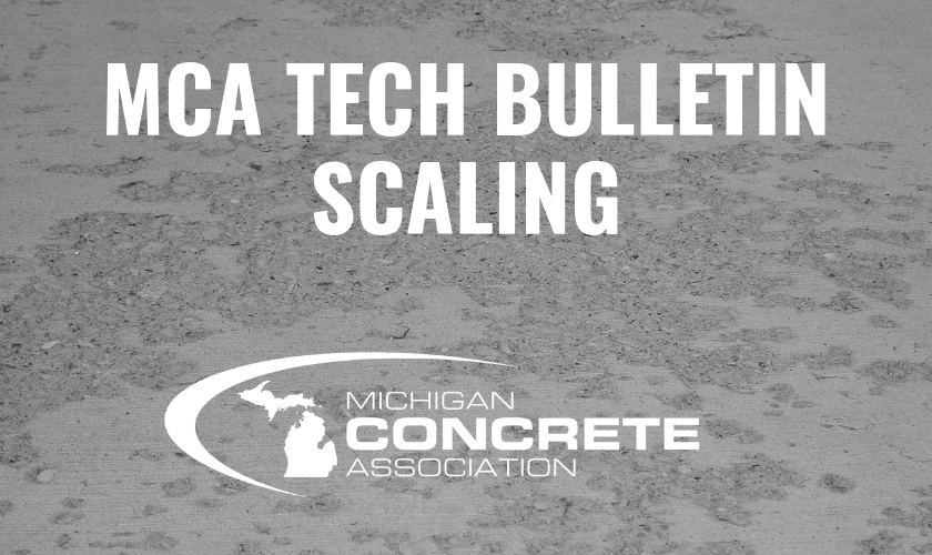 Solutions for Concrete Scaling | Michigan Concrete Association