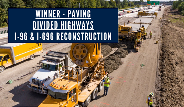 Winner Paving Divided Highways | I96 & I696 Reconstruction