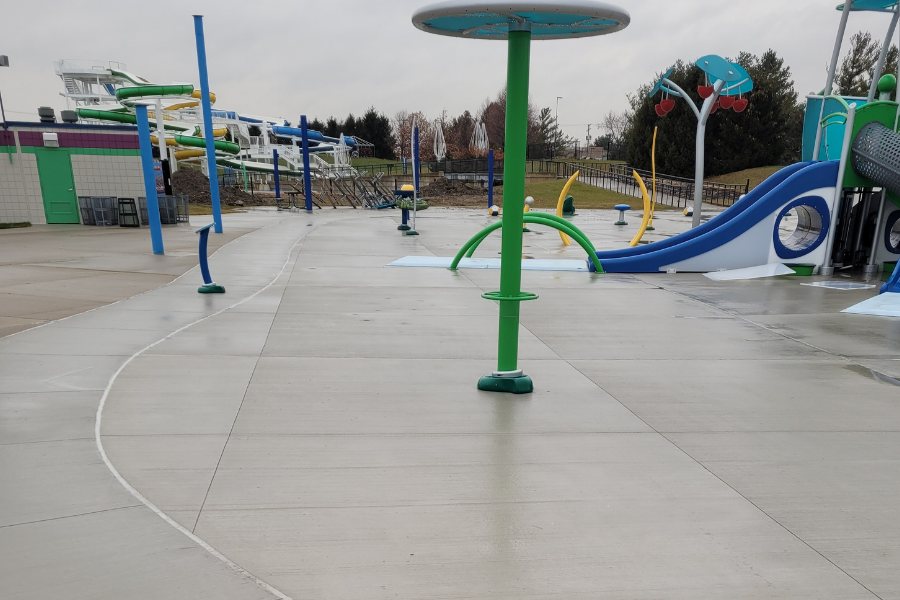 Winner Municipal Flatwork | RED OAKS WATERPARK