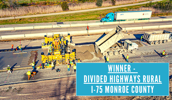 Winner Divided Highways Rural | I-75 MONROE COUNTY