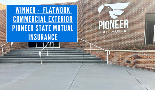 Winner Flatwork Commercial Exterior | Pioneer State Mutual Insurance
