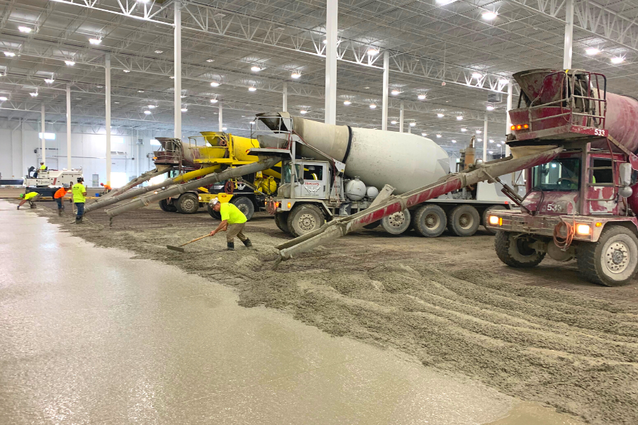 Winner Commercial Flatwork | HIGH VELOCITY REDISTRIBUTION CENTER