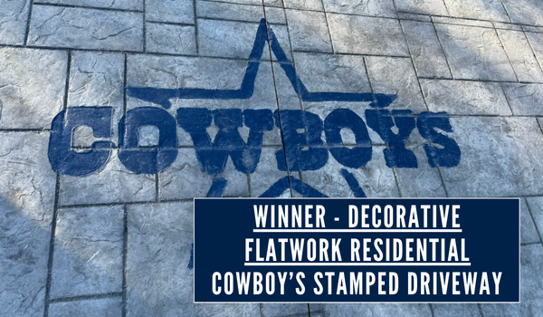 Winner Decorative Flatwork Residential | Cowboys Driveway