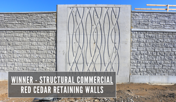 Winner Structural Commercial | RED CEDAR RETAINING WALLS