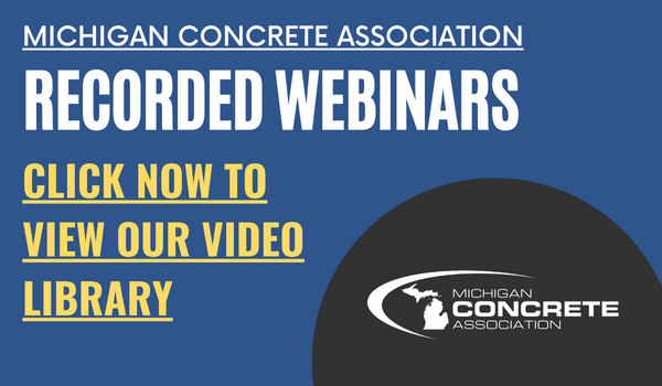 WEBINARS | Michigan Concrete Association